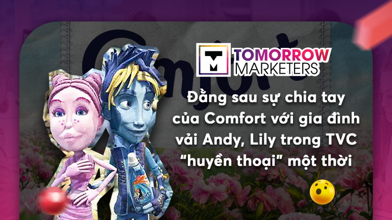 Vì đâu Comfort dừng sản xuất TVC "gia đình vải" Andy và Lily?