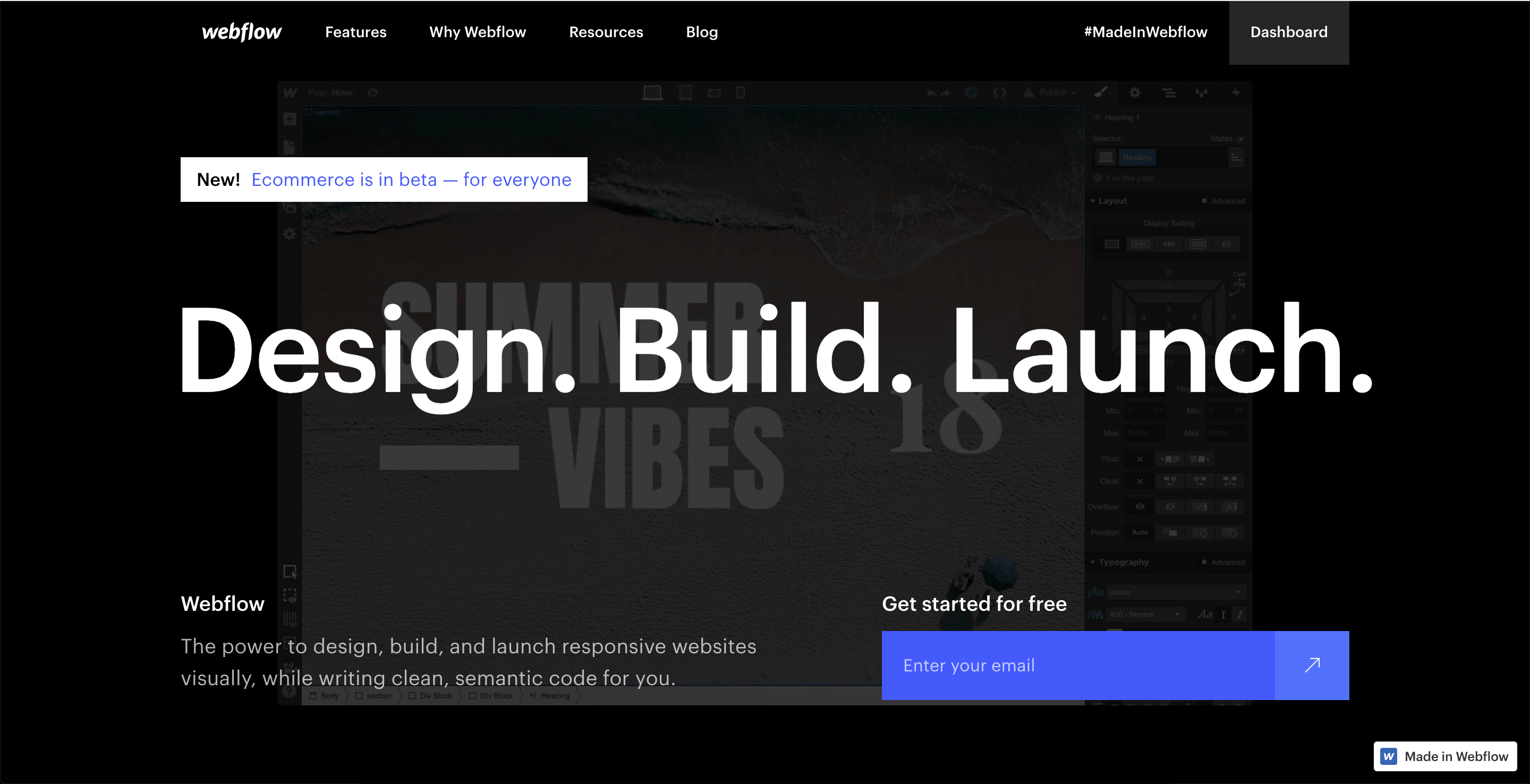 Làm website miễn phí bằng Webflow – Đánh giá ưu nhược điểm của webflow